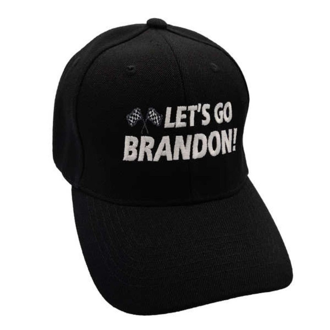 Let's Go Brandon Custom Embroidered Hats black - Etsy
