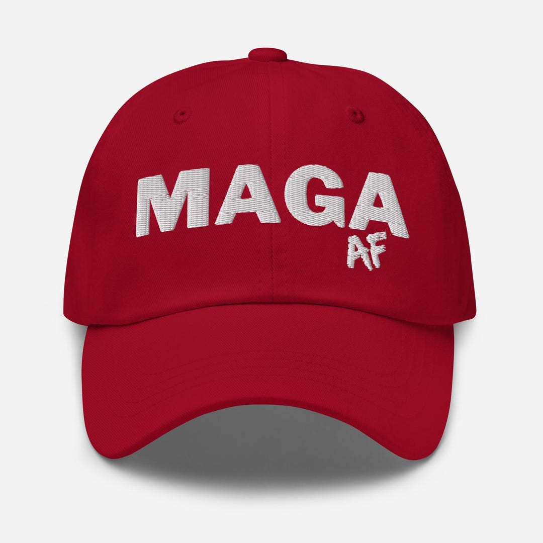 MAGA AF Custom Embroidered Hat - Etsy