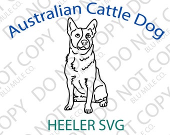 Heeler SVG - Etsy