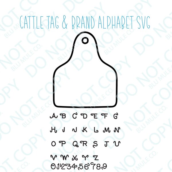 Cattle Brand Font - Etsy