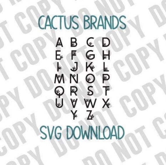 Cattle Brand Font