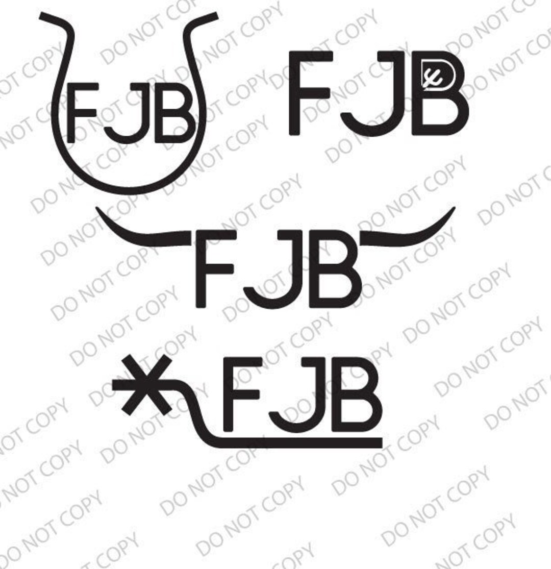 FJB Cattle Brand Svg PNG | Digital Instant Download Svg for Cricut or ...