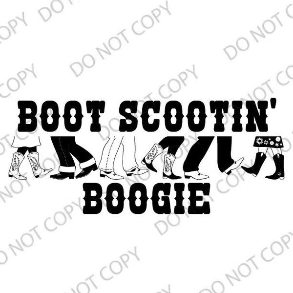 Boot Scootin Boogie Svg - Etsy