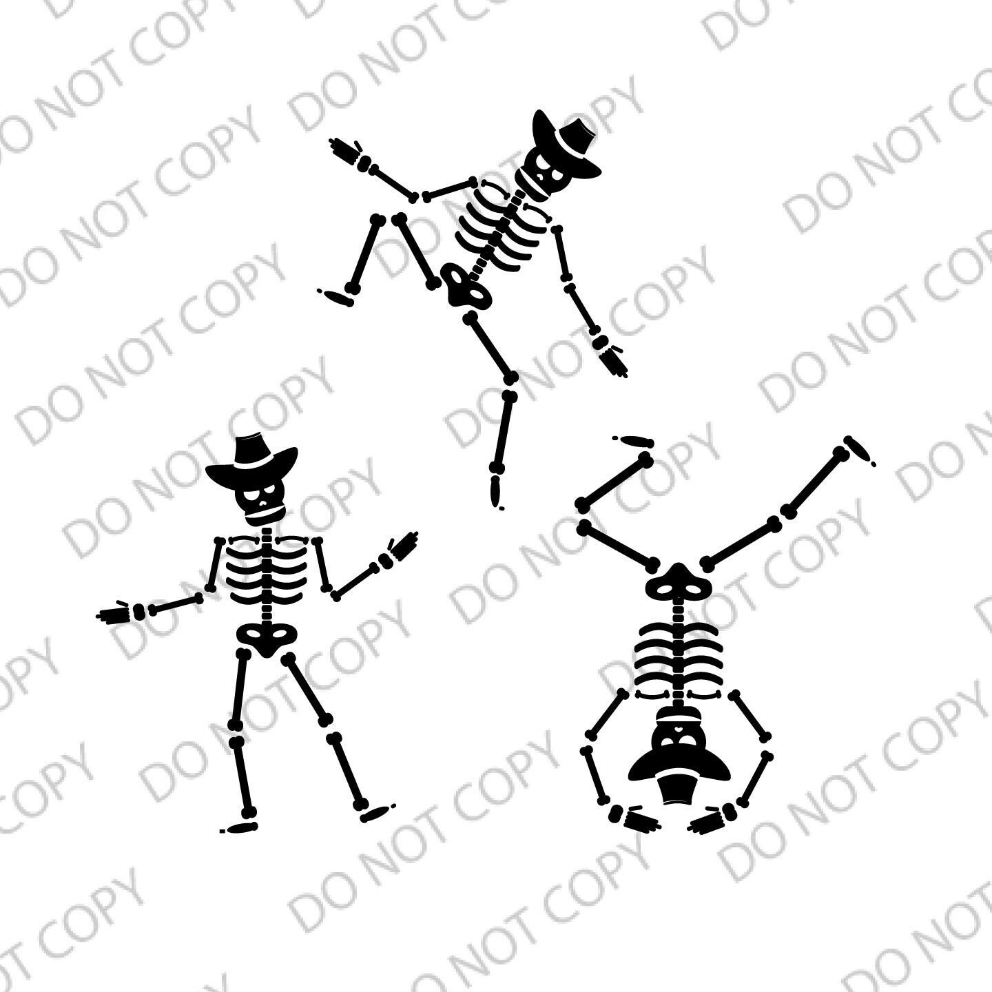 Dancing Cowboy Skeletons SVG Digital Download Svg for Cricut or Other ...