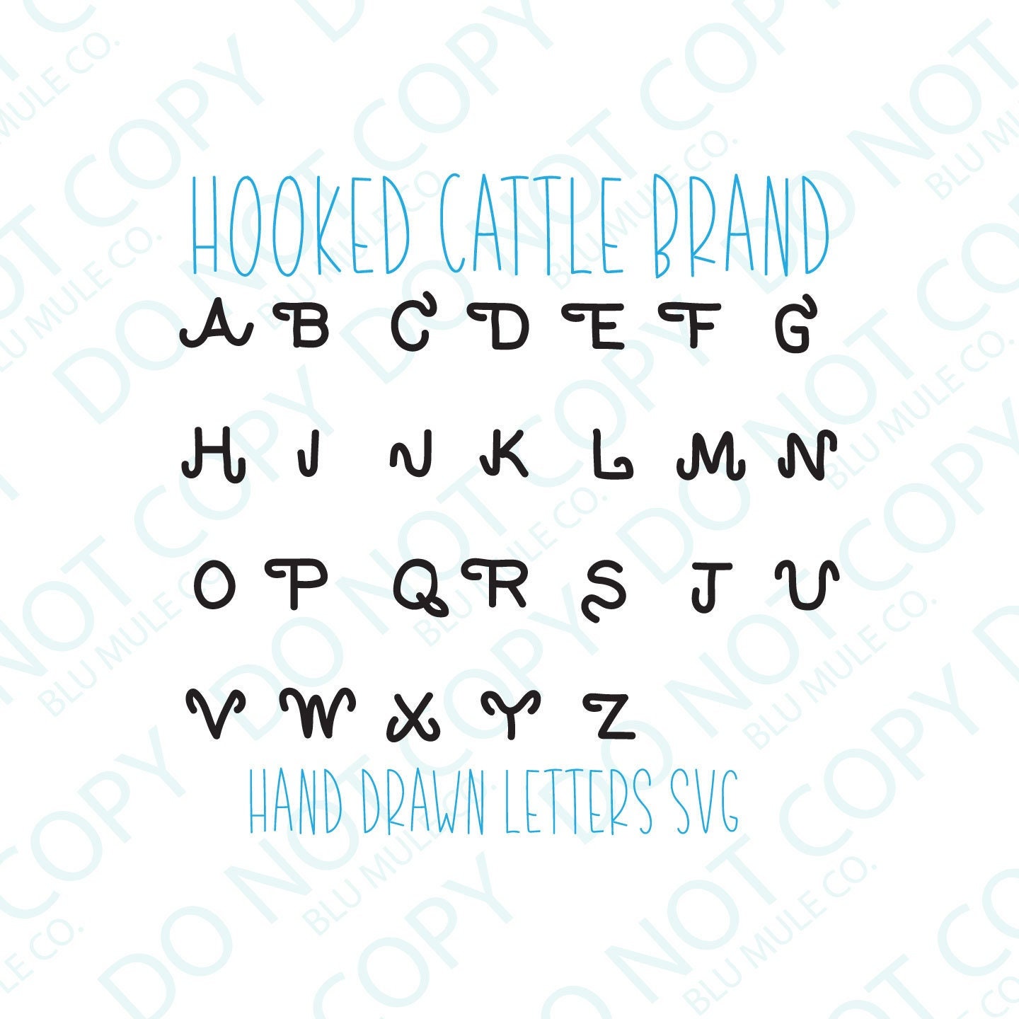 Cattle Brand Font