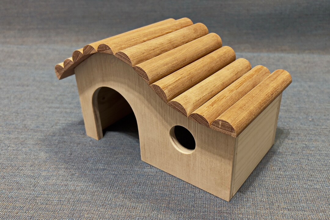 Softwood Hamster House: Gerbil Hideout, Small Animal Playground - Etsy