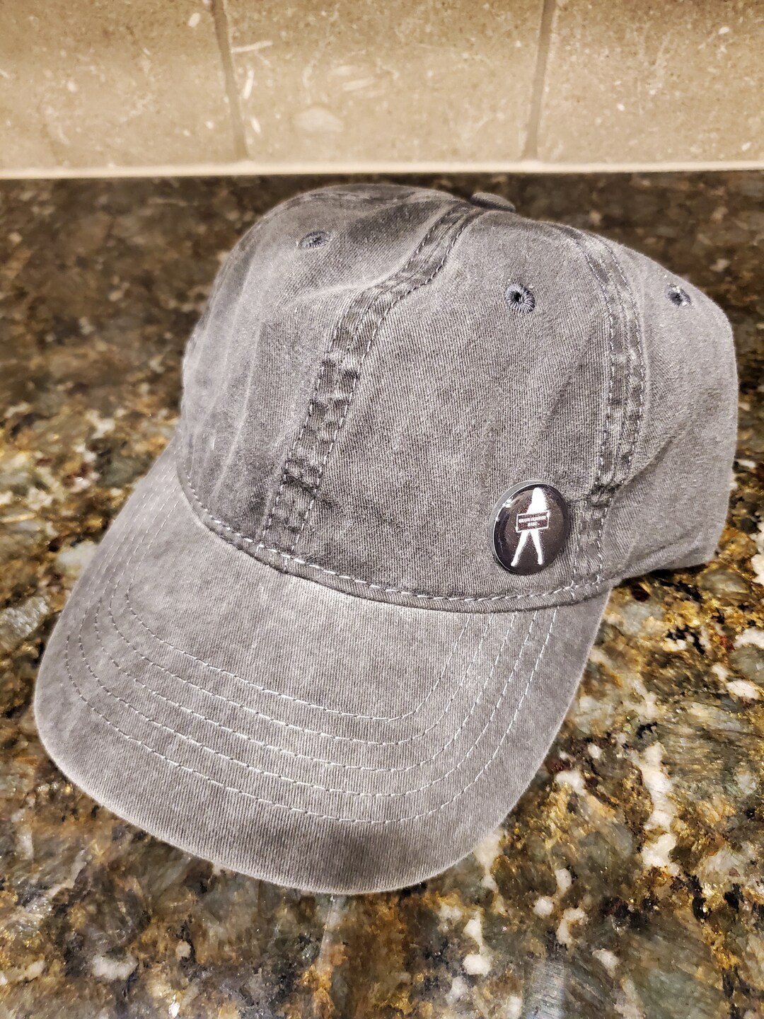 Brain Injured Babe Small Front Logo Black Baseball Cap - Etsy