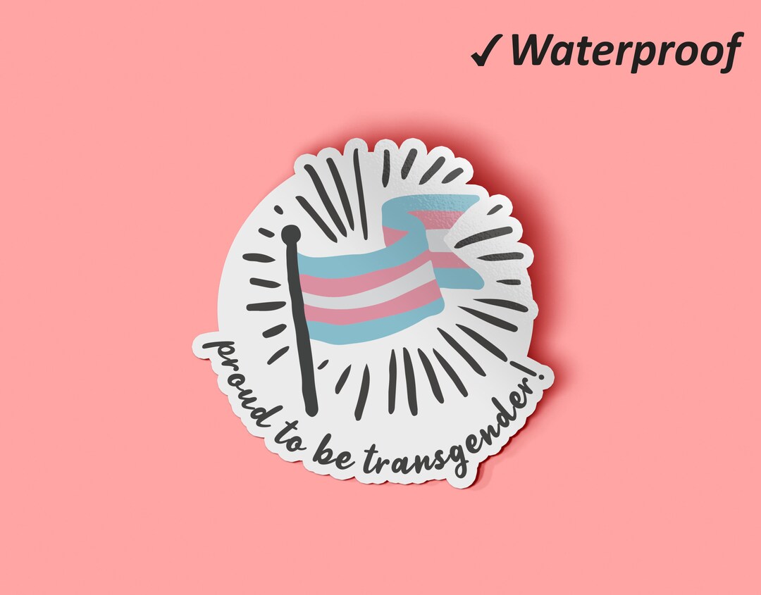 Proud to Be Transgender Sticker Pack Pride Decor, Sticker Kit ...