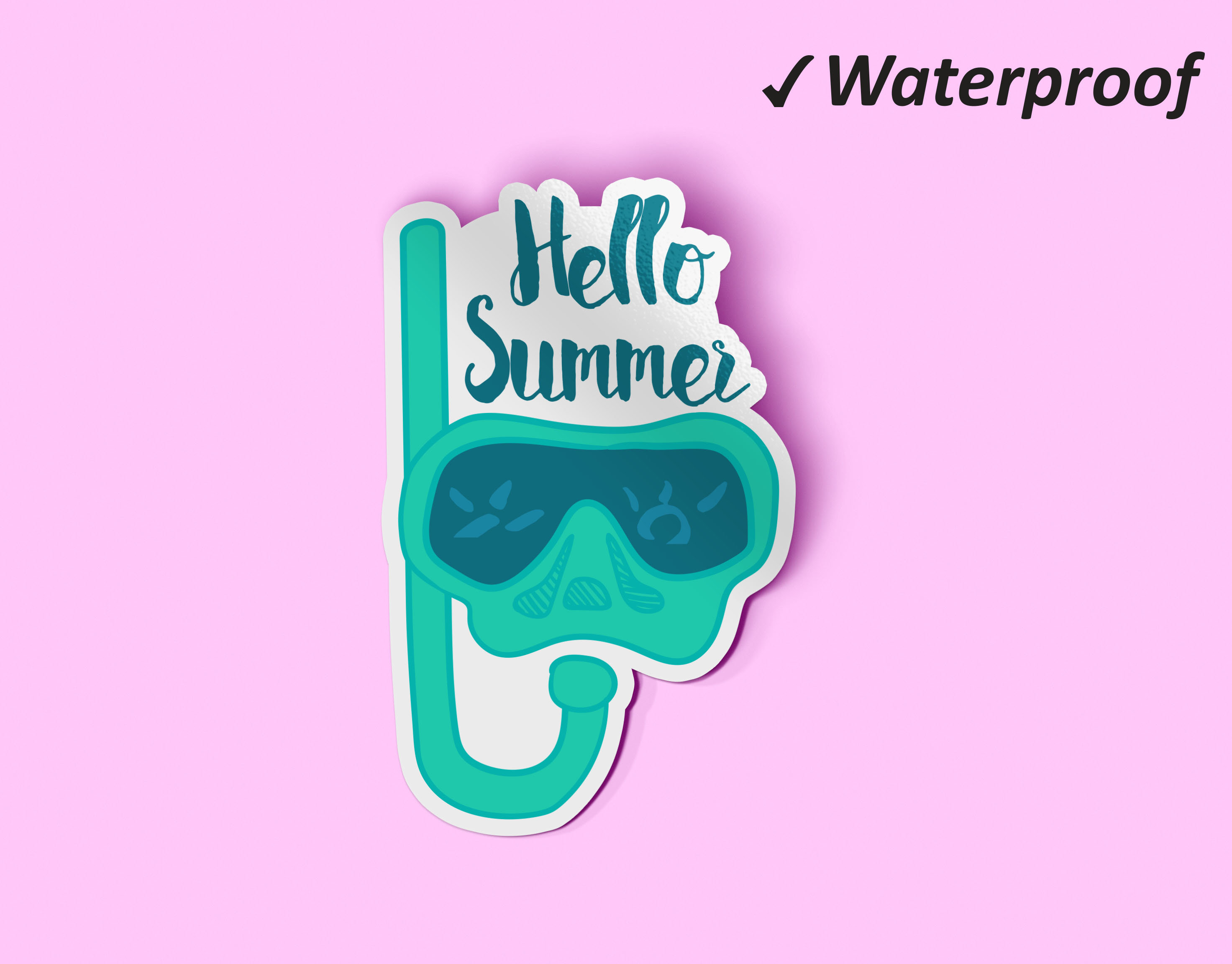 Hello Summer Sticker Bundle Vinyl Sticker Strand Sommer | Etsy