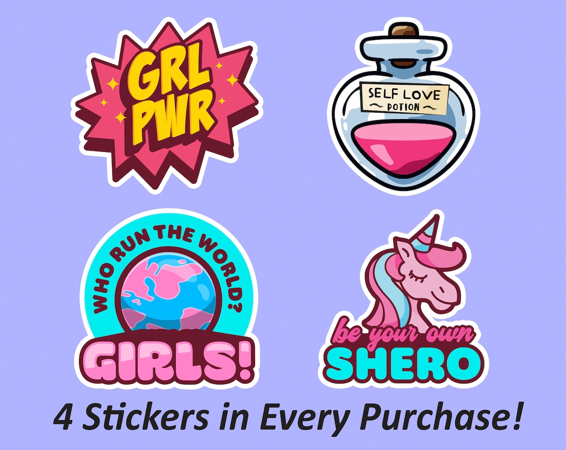 Süße Selbstliebe Sticker Frauenrechte Sticker Pack Planer - Etsy