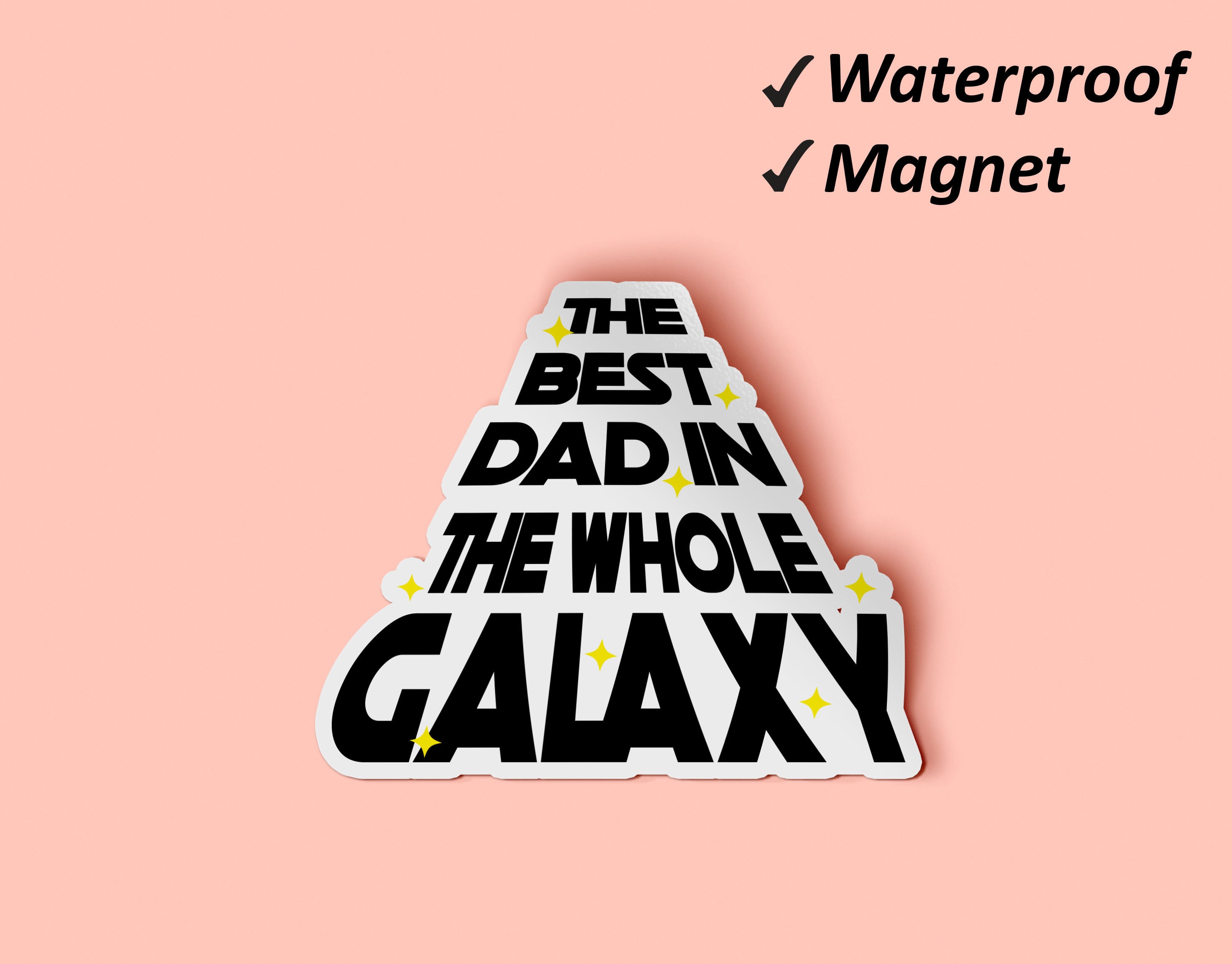 Happy Father's Day Magnet Pack World's Best Dad - Etsy