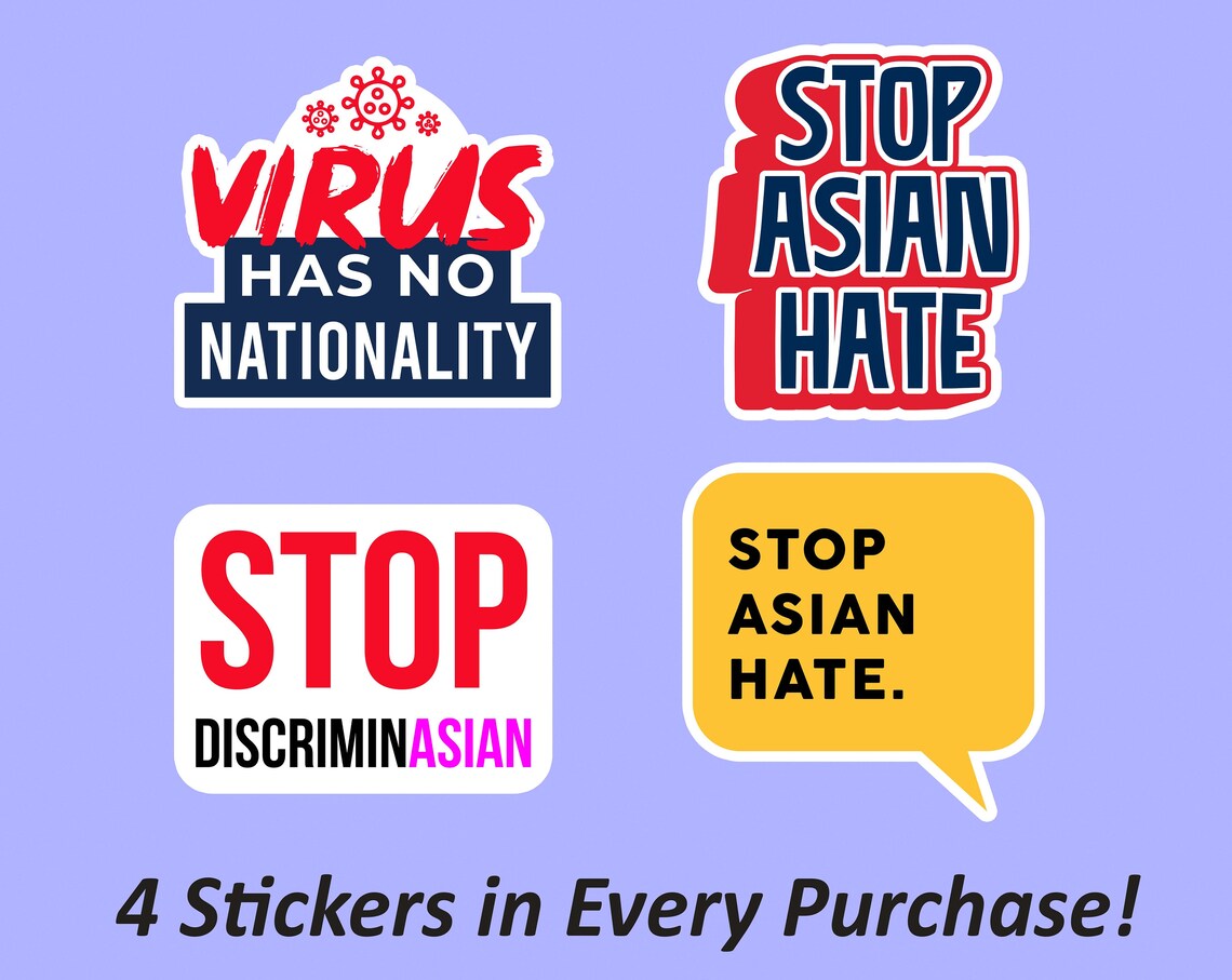 Stop Discrimination Sticker Set All Lives Matter Journal - Etsy