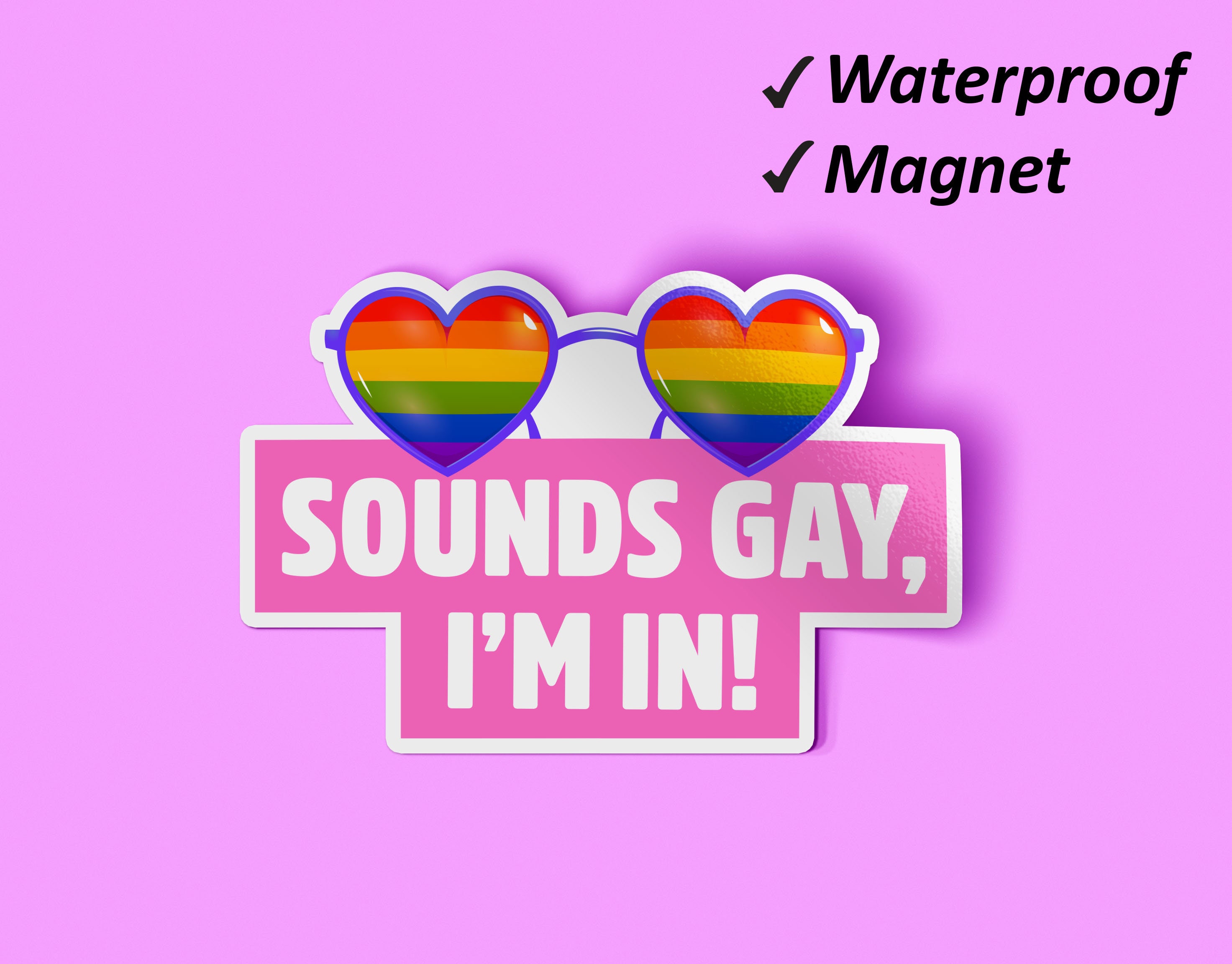 Be Proud Pride Magnet Set Queer Pride LGBT Love Magnet - Etsy