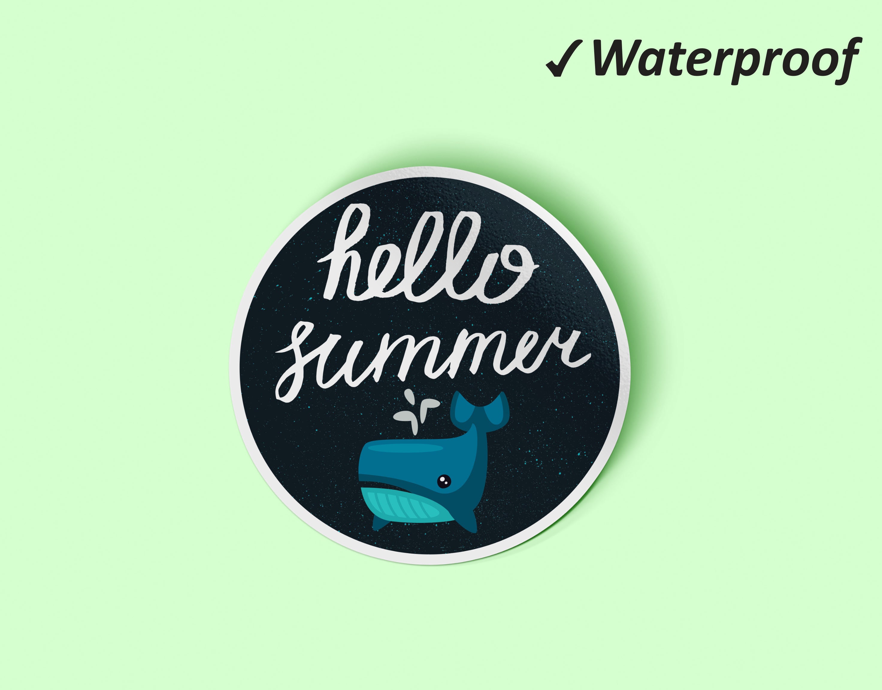 Hello Summer Sticker Bundle Vinyl Sticker Strand Sommer | Etsy