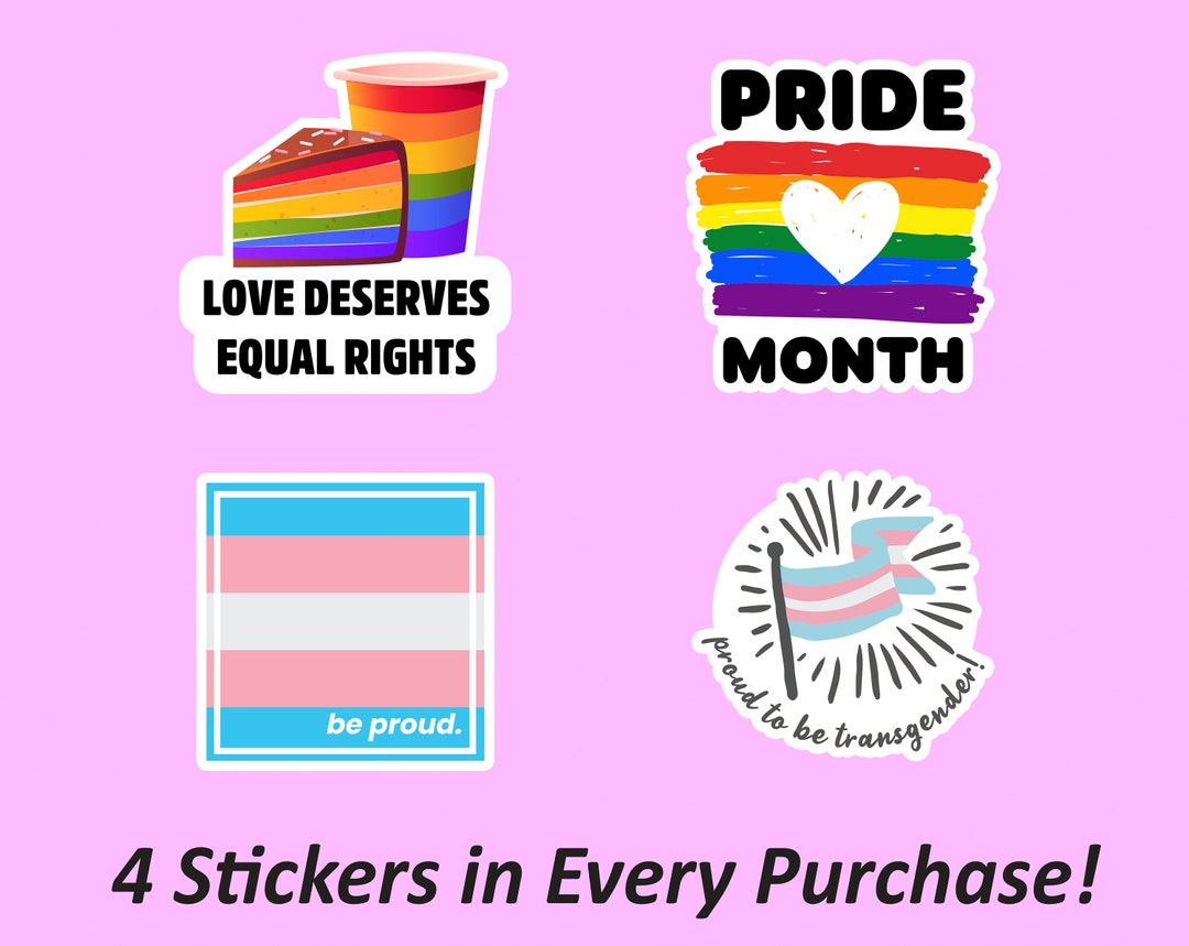 Love Deserves Equal Rights Sticker Set | Gay and Proud, Car Stickers ...