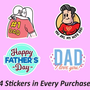 Happy Father's Day Sticker Bundle | Father's Day Ideas, World's Best ...