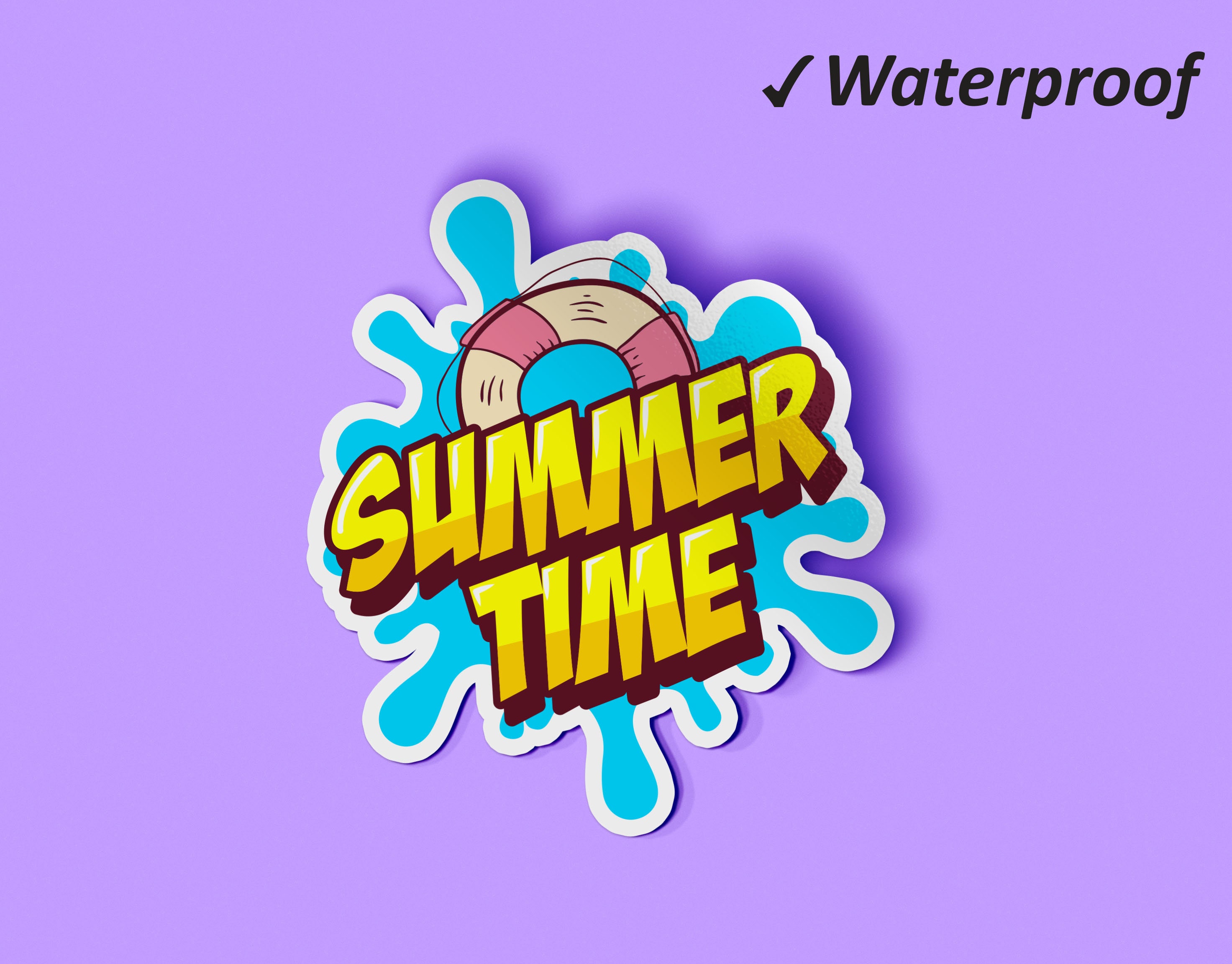 Summer Vibes Sticker Pack Aesthetic Stickers Beach Art - Etsy