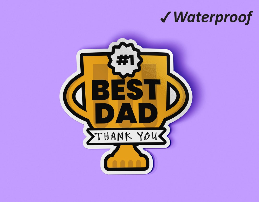Thank You Dad Sticker Pack | World's Best Dad, Car Stickers, Aesthetic Stickers, Father's Day ...
