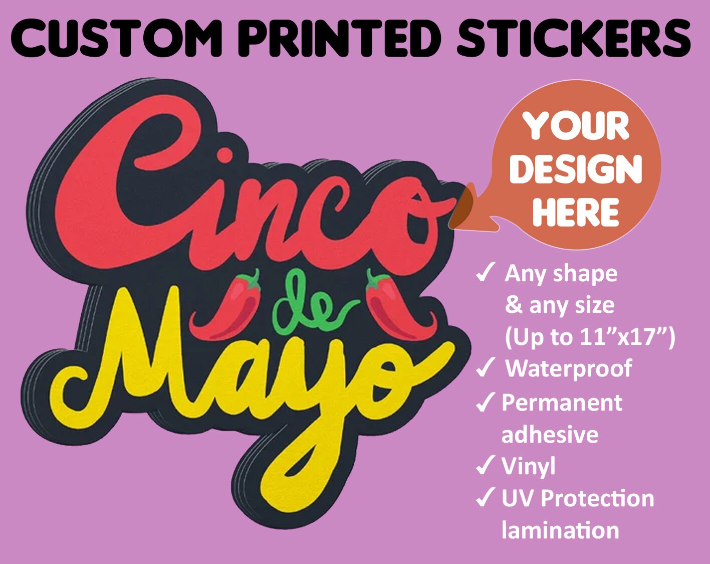 Custom Die Cut Stickers Logo Stickers Die Cut, Custom Planner Stickers ...