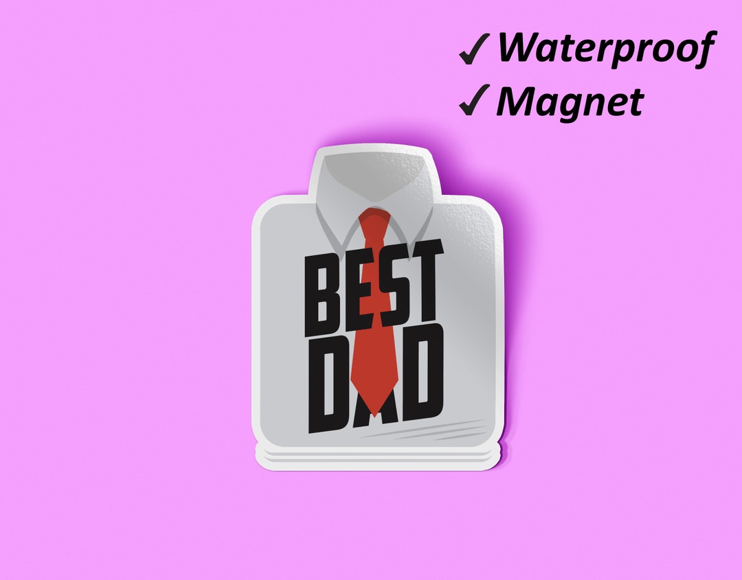 Best Dad Magnet Pack | Dad Gift, Papa Day, Mini Fridge Magnet, Father's ...