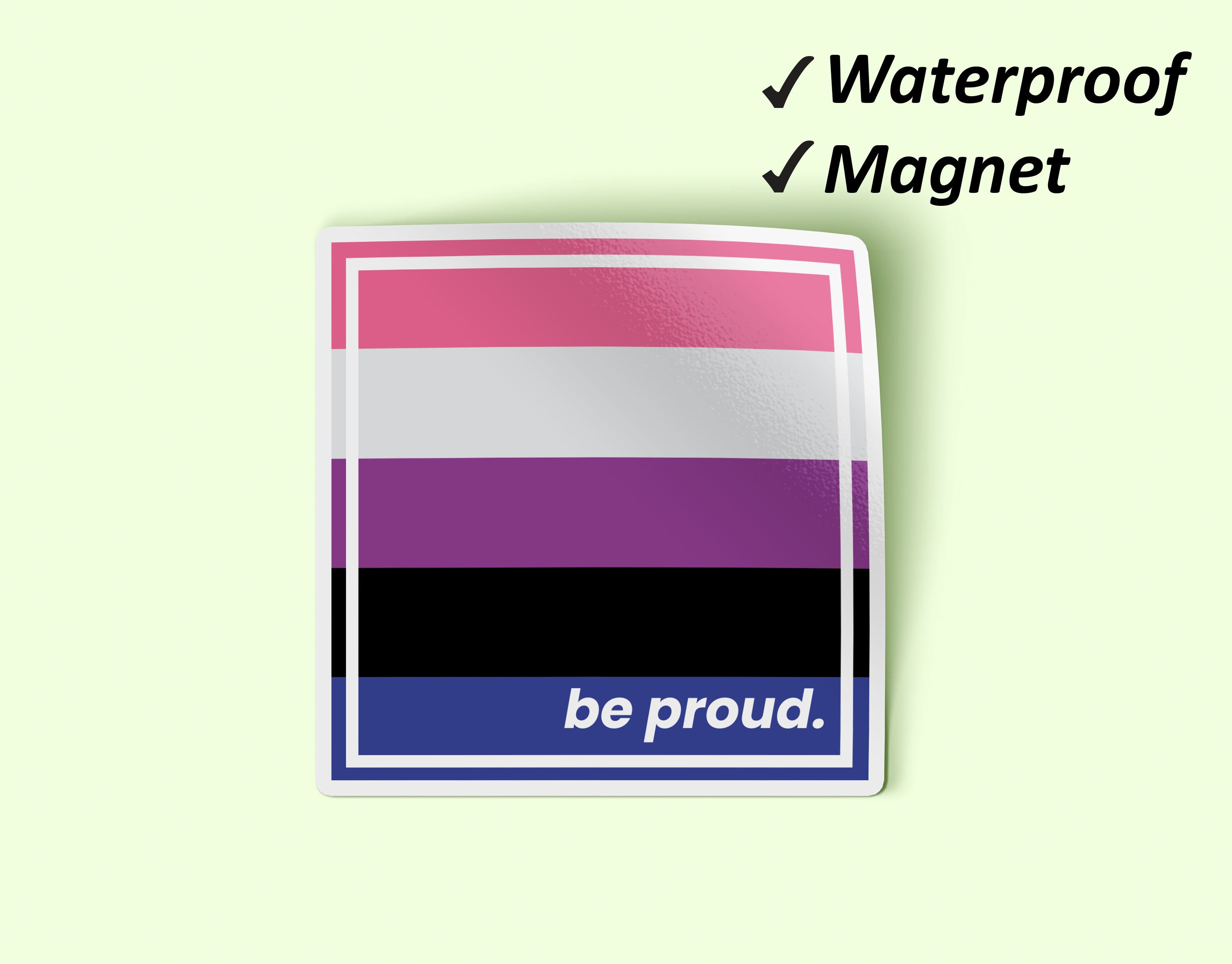 Be Proud Pride Magnets Bundle / Pride Gift Locker Magnets | Etsy