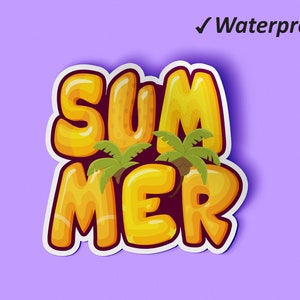 Hello Summertime Sticker Set | Sticker Sheets, Aloha, Travel Gifts ...