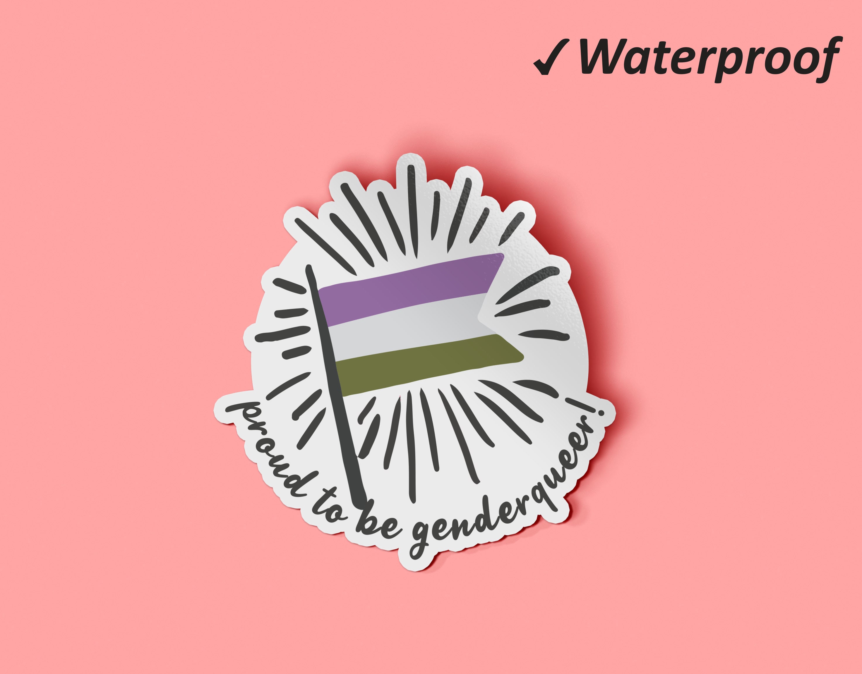 Be Proud Pride Sticker Set / Pride Flag, Love Is For Everyone ...