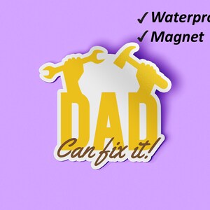 To the Best Dad Magnet Set | Cool Dad, Refrigerator Magnets, Funny ...