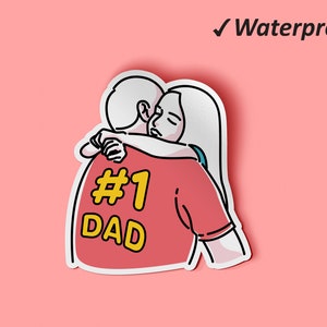 Dad's Day Sticker Pack | #1 Dad, Father's Day Gifts, Vinyl Stickers ...