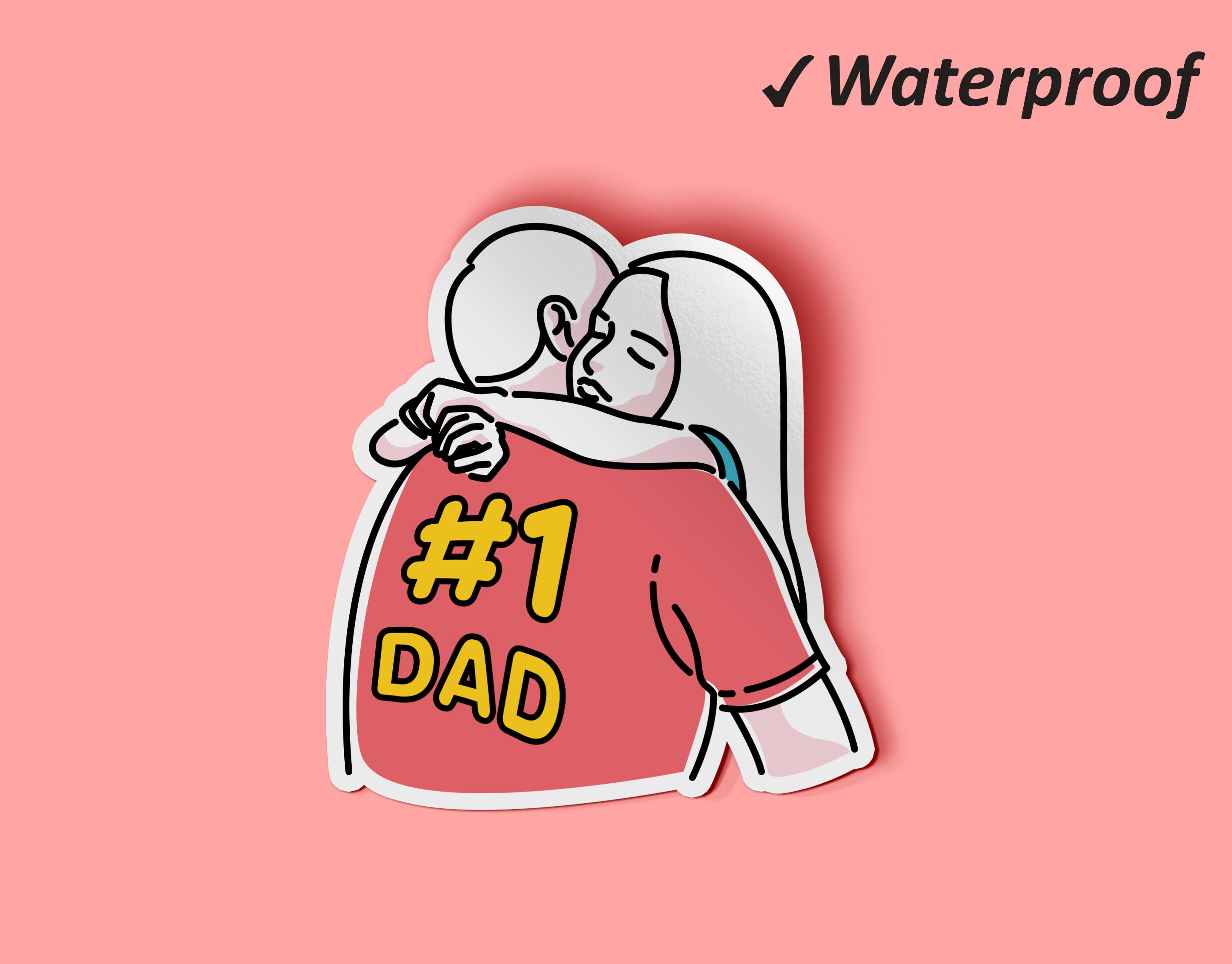 Papá Te amo sticker set / Regalo del Día del Padre Papá | Etsy