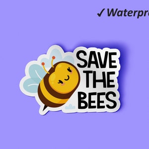 Earth Day Sticker | Save the Bees Sticker, Save the Planet, Reduce ...