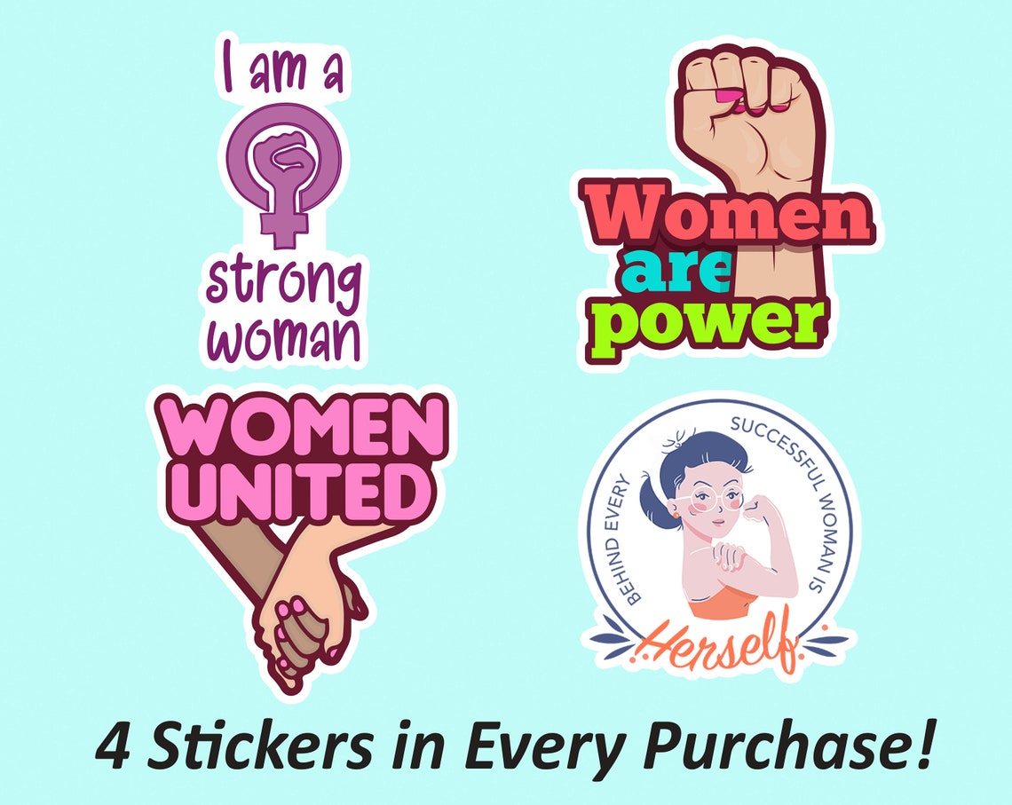 I Am A Strong Woman Stickers Women's Rights Sticker | Etsy