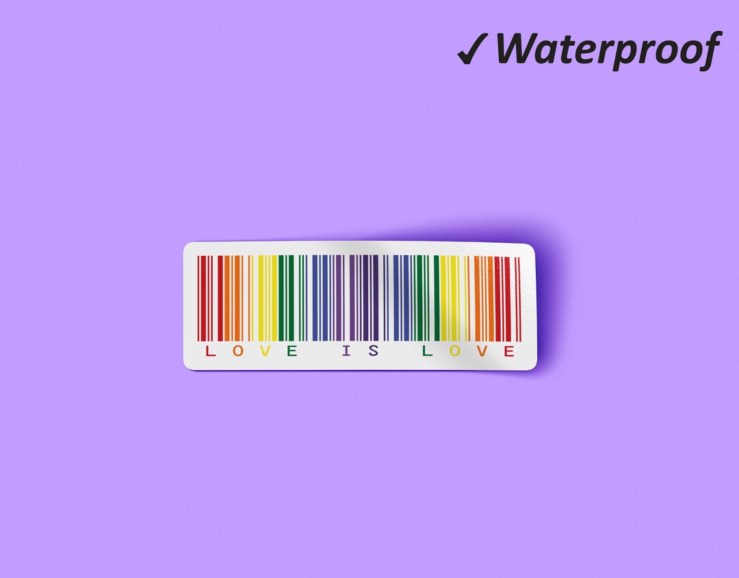Love is Love Sticker Set | Pride Stickers, Love is Love Gift, Vinyl ...