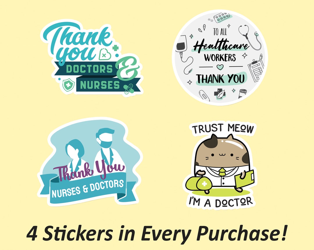 Thank You Stickers | Health Care Workers, Medical Workers, Sticker ...