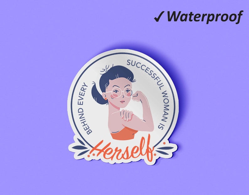 I Am A Strong Woman Stickers Women's Rights Sticker | Etsy