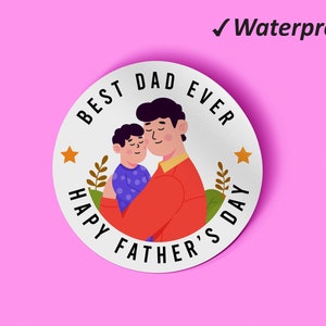 Thank You Dad Sticker Pack | World's Best Dad, Car Stickers, Aesthetic ...