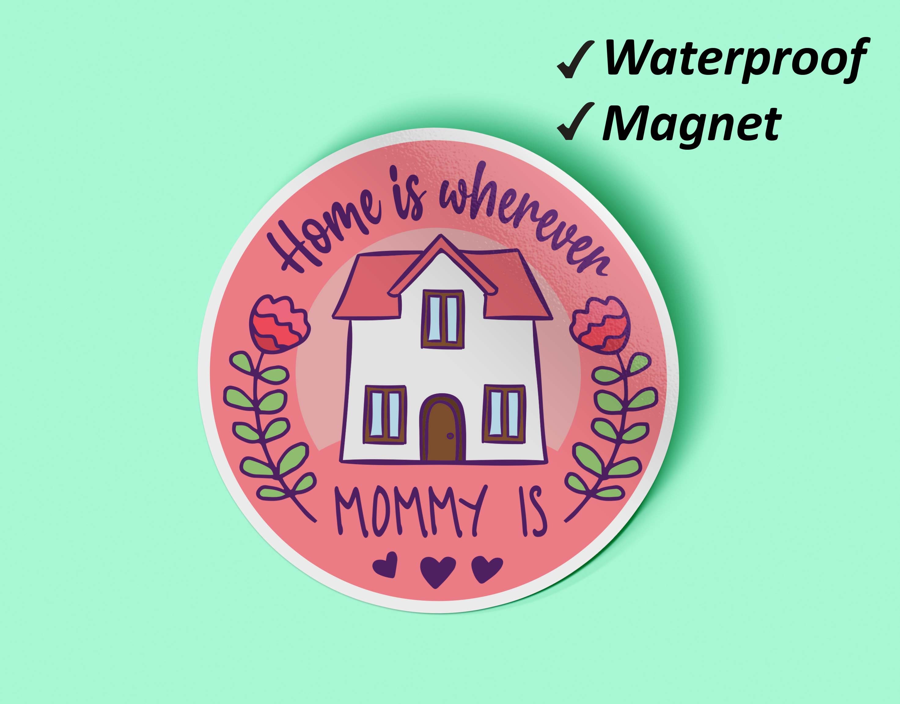 Refrigerator Magnets Summer Waterproof Fade Resistant Magnets Sweet ...
