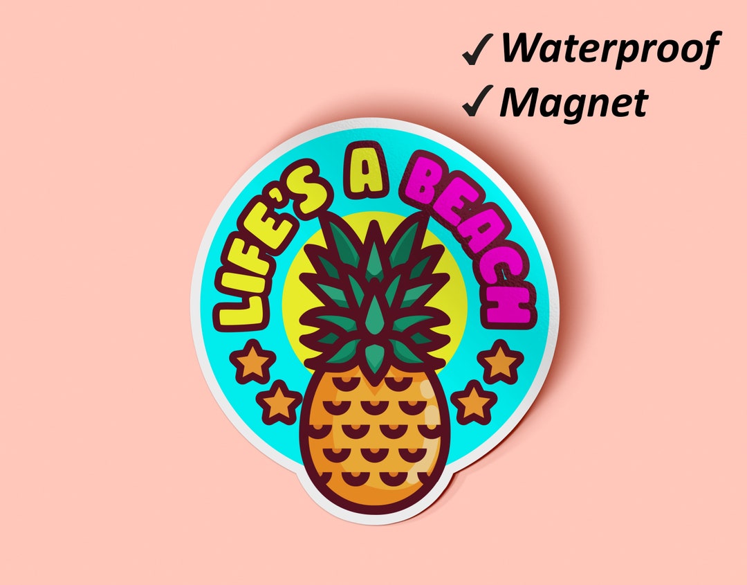 Life's A Beach Magnet Bundle | Office Magnets, Summer Themed, Beach ...