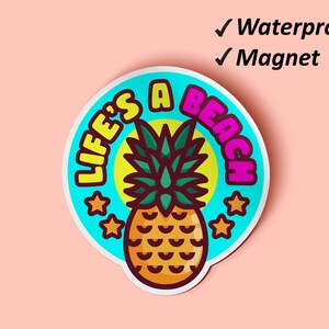 Life's A Beach Magnet Bundle | Office Magnets, Summer Themed, Beach ...