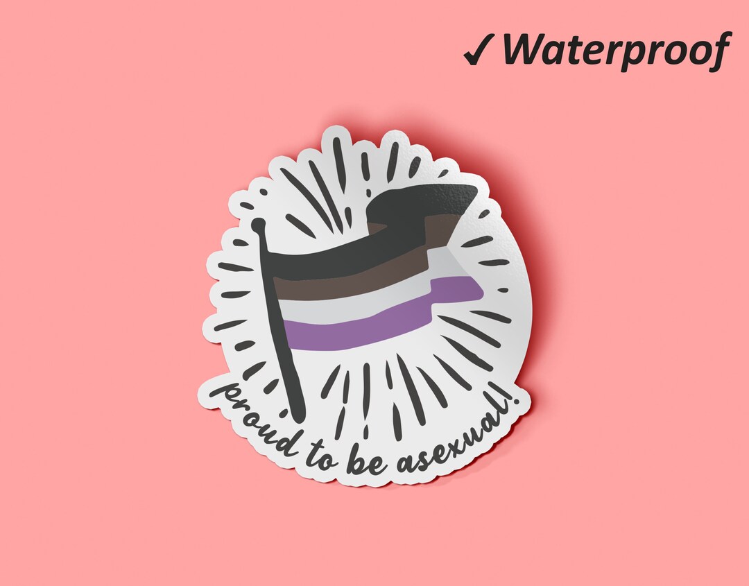 Proud to Be Asexual Sticker Set | Equality, LGBT Pride, Decorative ...