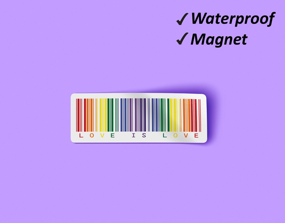 Love is Love Magnet | Pride Month, Rainbow Flag, Office Board Magnets ...