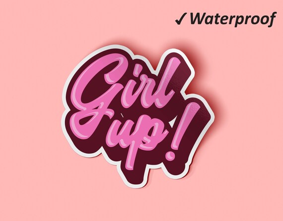 Cute Girl up Sticker Pack Women's Day Gifts Laptop | Etsy