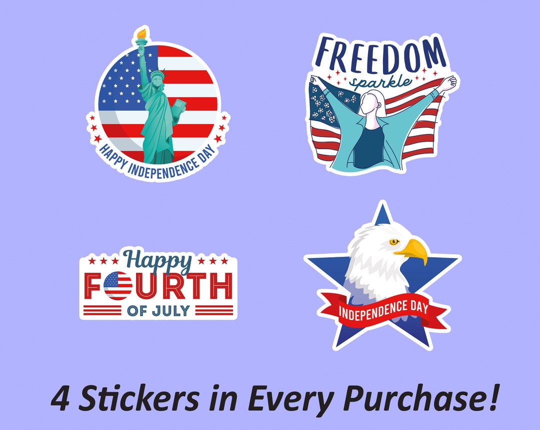 American Flag Sticker | Home of the Brave Sticker, 4th of July Sticker ...