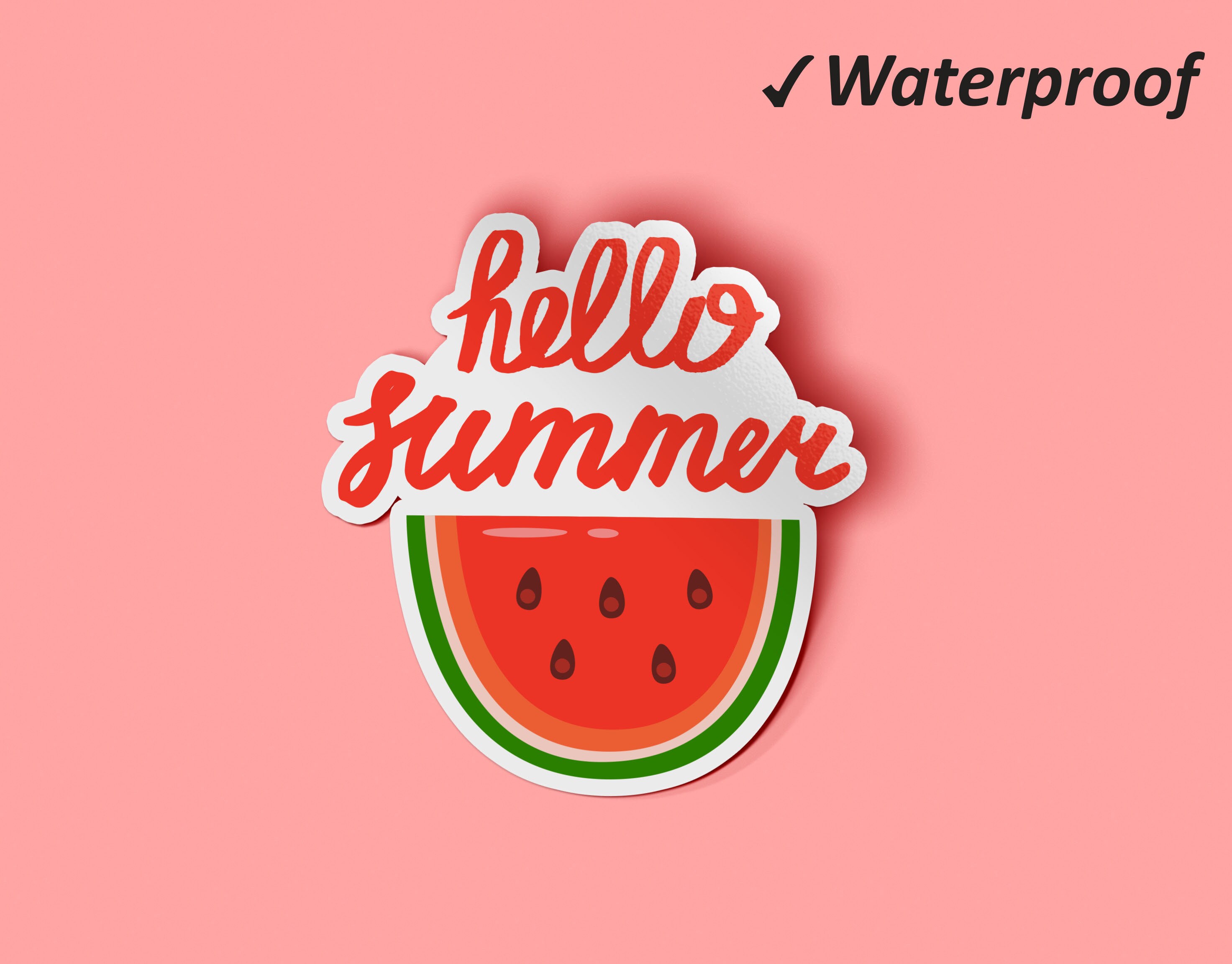 Hello Summer Sticker Bundle Vinyl Sticker, Strand, Sommer, Laptop ...