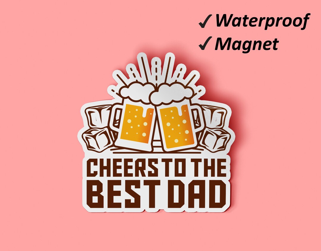 To the Best Dad Magnet Set | Cool Dad, Refrigerator Magnets, Funny ...