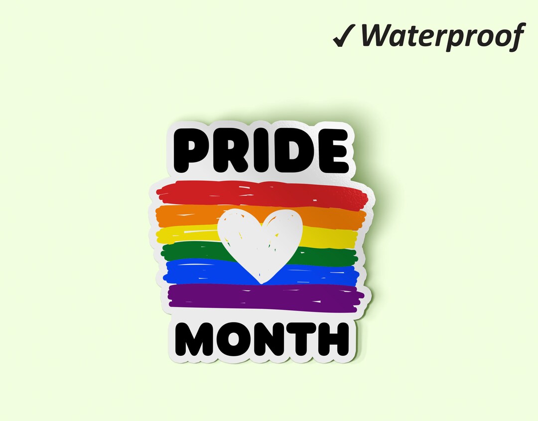 Pride Month Sticker Bundle | Rainbow Pride, Journal Stickers, Car ...