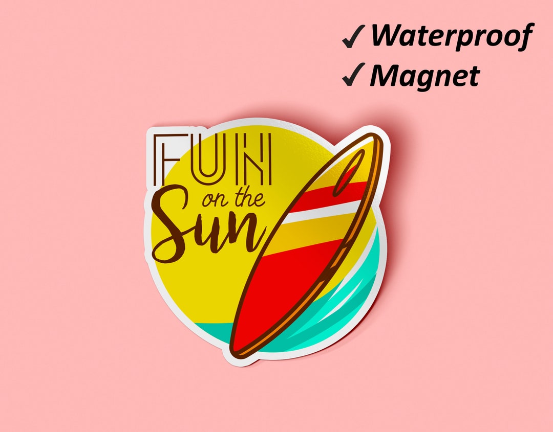 Fun on the Sun Magnets Bundle | Summer Themed, Locker Magnets, Beach ...