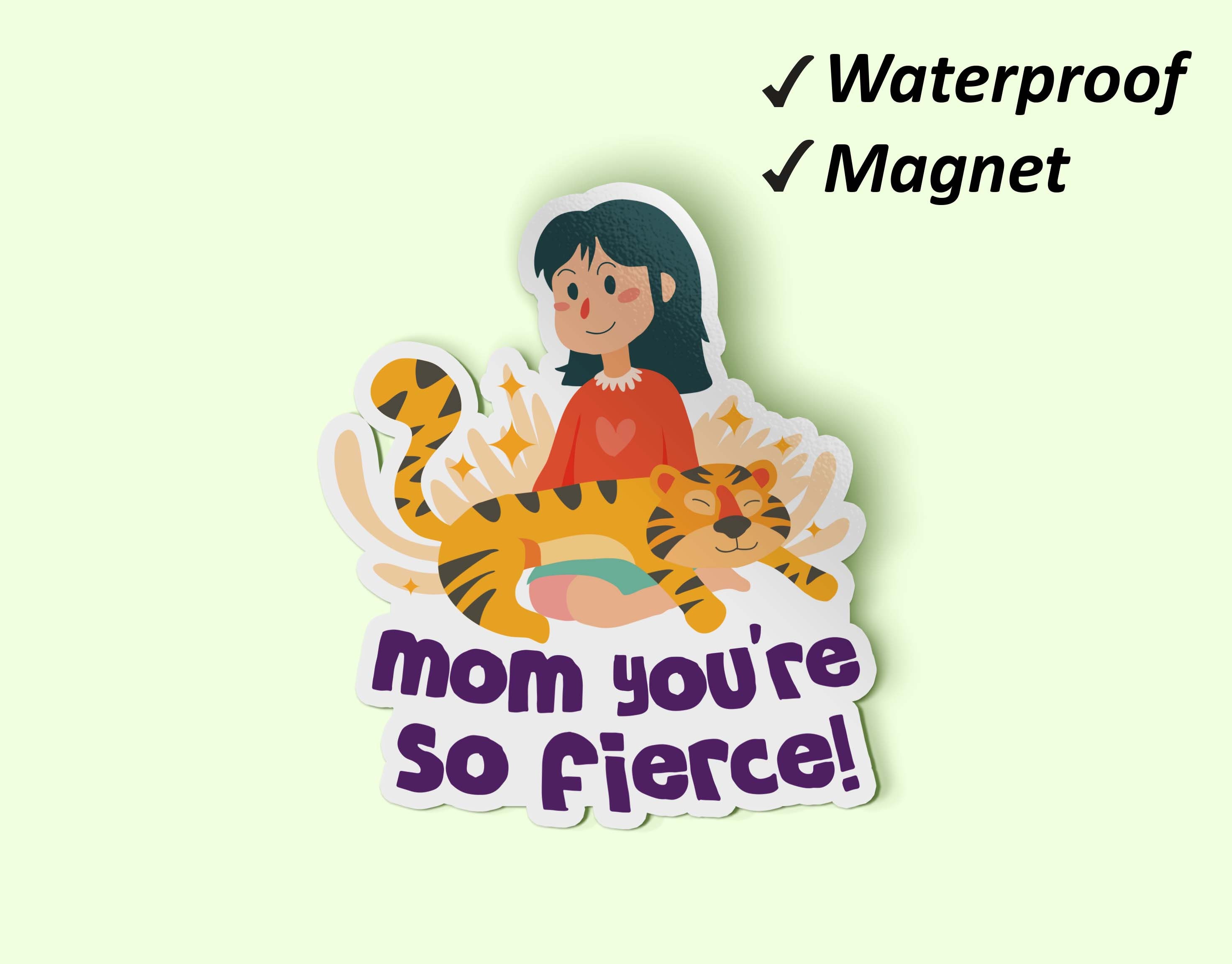 Starke Mama Magnete Bundle Geschenk für Mama, Mutter Tag Magnete ...