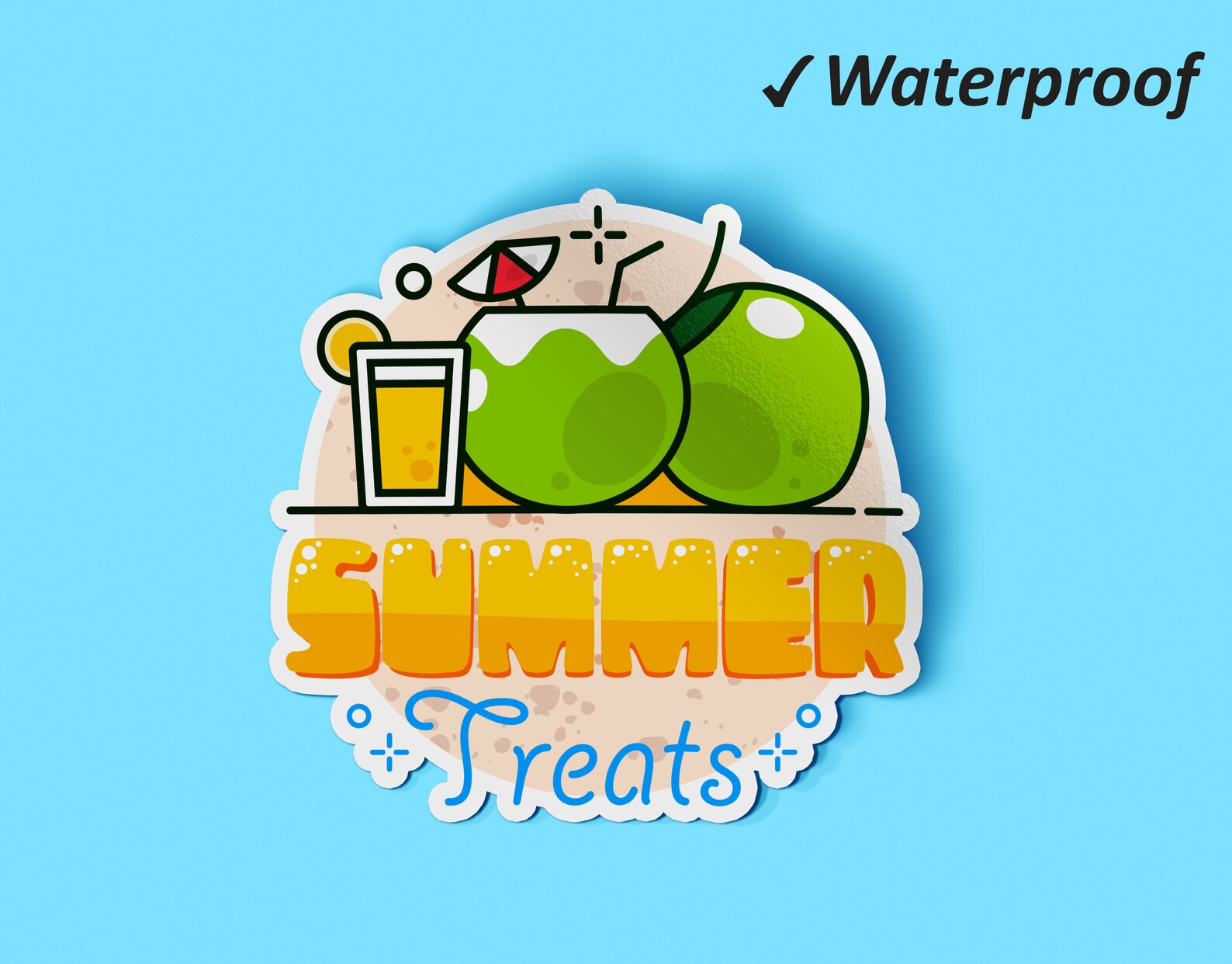 Summer Paradise Sticker Pack Beach Theme Sticker Book - Etsy