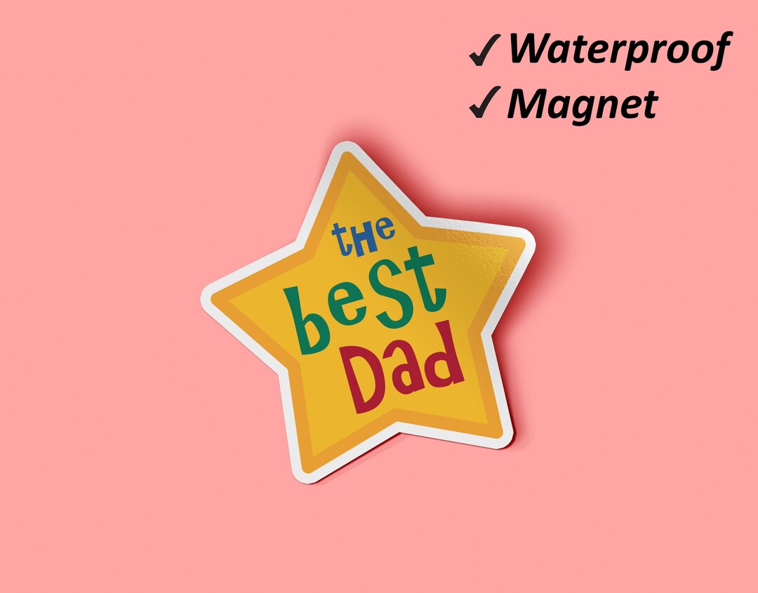 The Best Dad Magnet Set | Cool Dad, Magnets for Board, Father's Day ...
